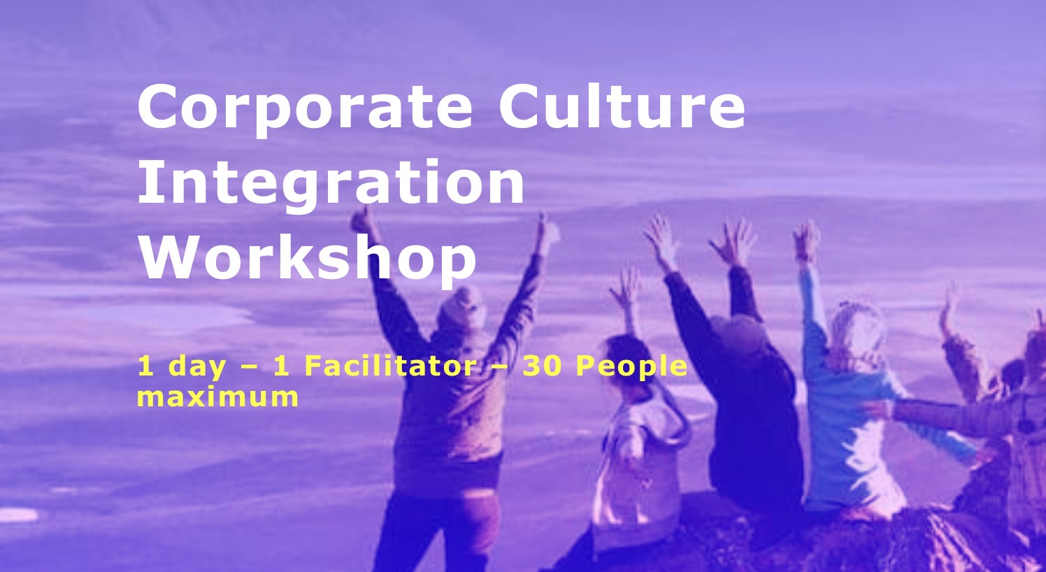 Corporate Culture Integration Workshop that moves people - Gugin Cross ...