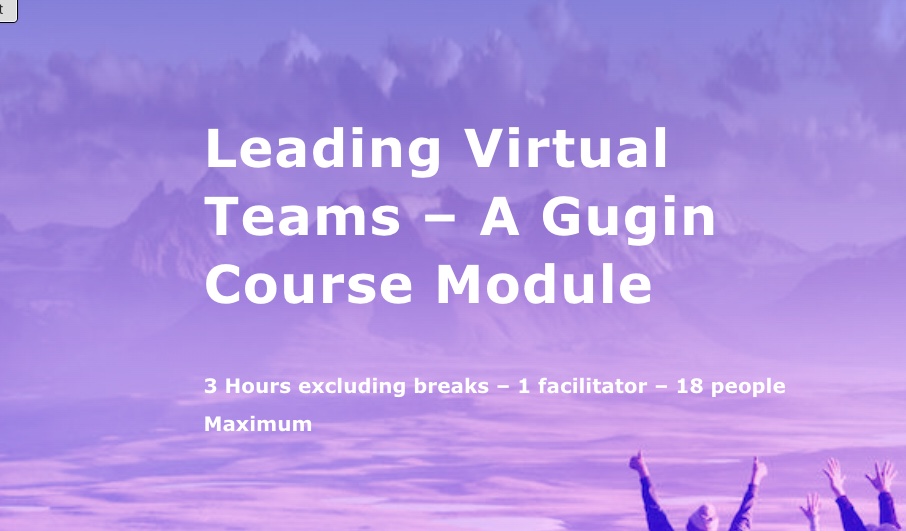 Learn how to leading and motivating a virtual team successfully